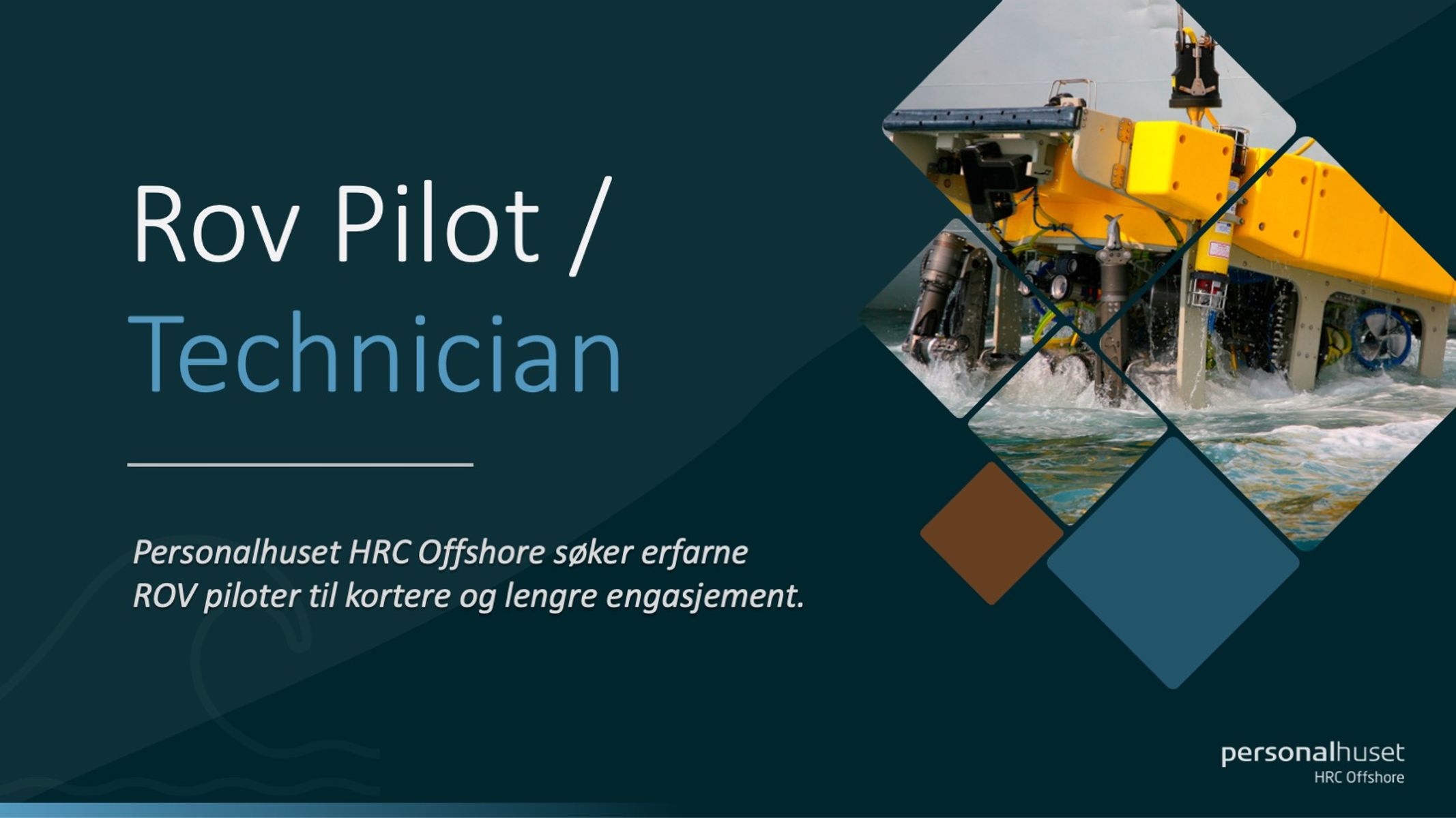 Vi søker flere ROV Piloter og teknikere!